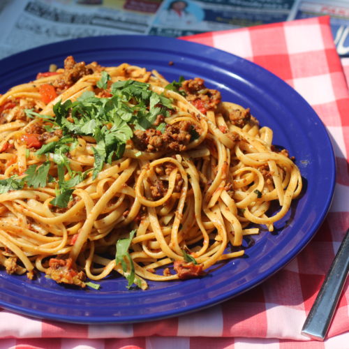 how to make pasta keema